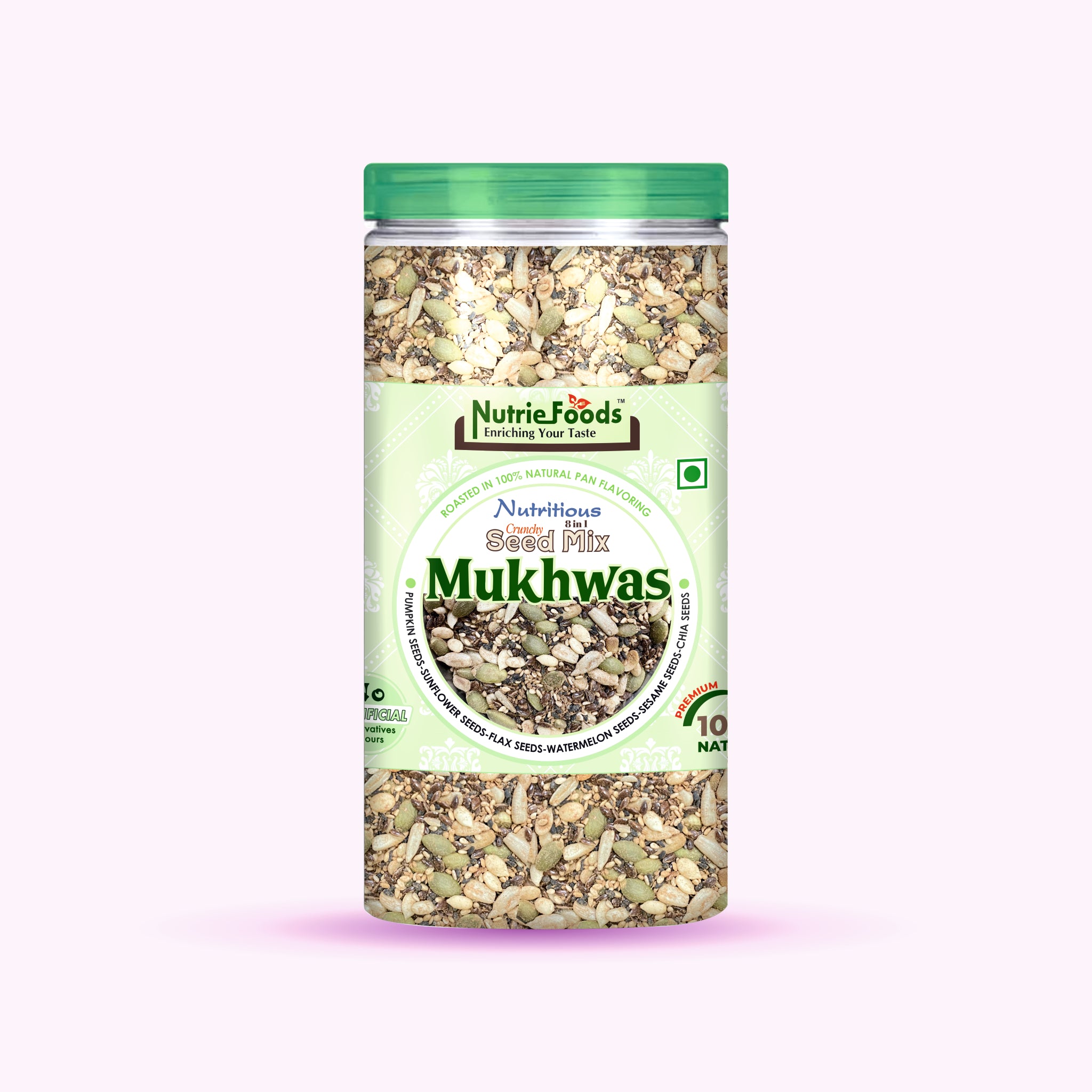 Nutriefoods Nutritious Crunchy 8 in 1 Seed Mix Mukhwas (180gm)