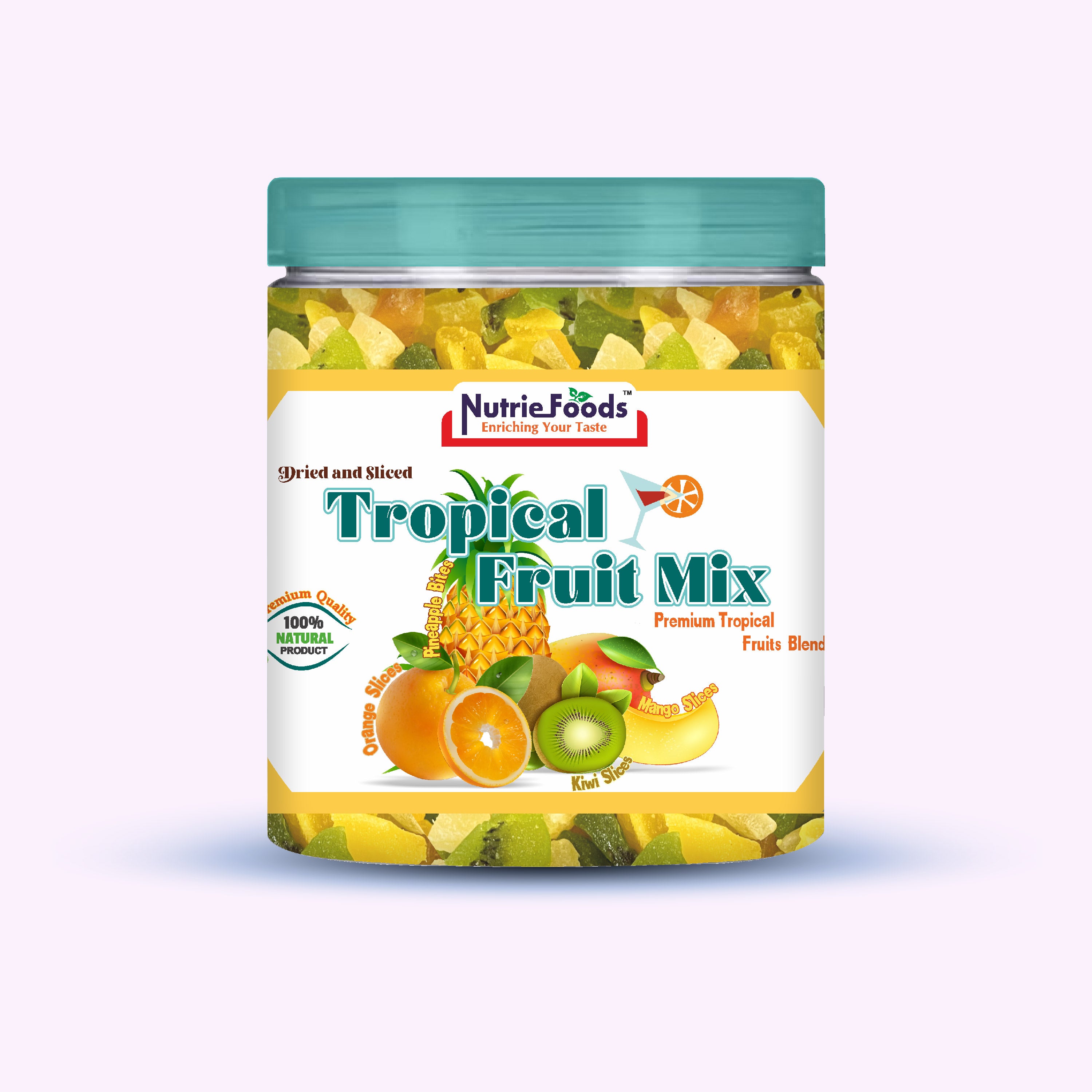 Nutriefoods Tropical Dried Fruit Mix, 100% Natural Fruit Blend (250g)